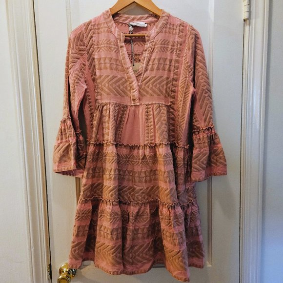 Devotion TWINS | Dresses | Devotion Twins Ella Dress In Pink And Camel ...